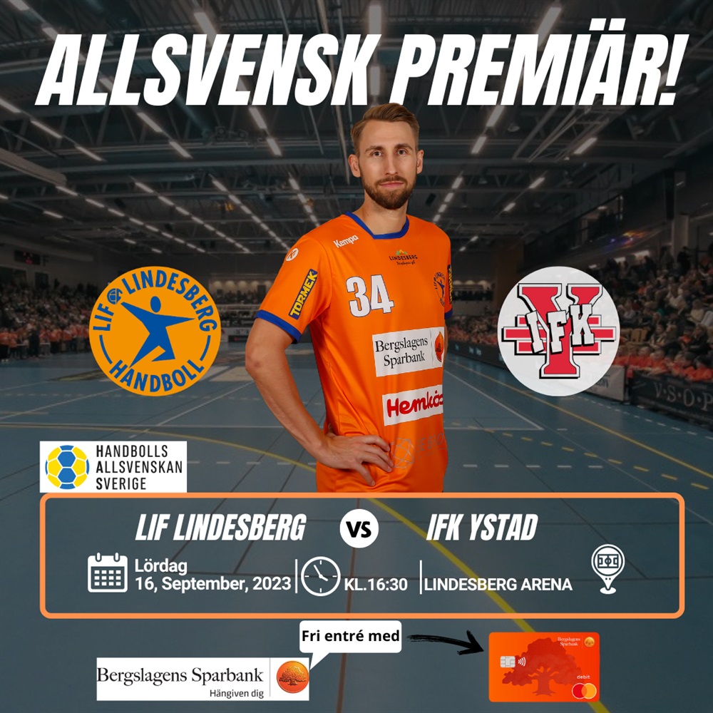 Hemmapremiär i Herrallsvenskan den 16/9! / LIF Lindesberg